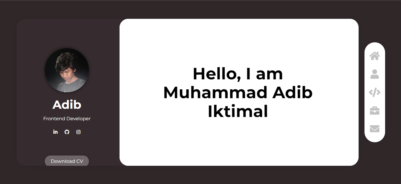 My Portofolio | Muhammad Adib